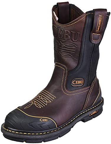 "Cowboy Style: 10" Cebu Farmer Boots for Men" - Work Boots HQ