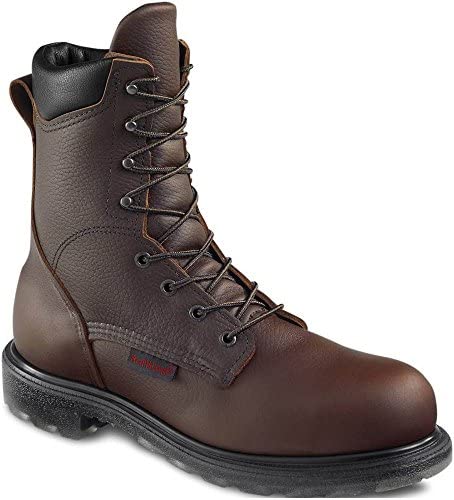 Red Wing Men's 8-Inch Work Boot, 2408, Durable Leather, Steel Toe ...
