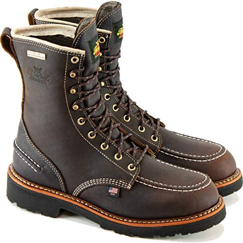 "Experience Unbeatable Comfort in Thorogood's Moc Toe Hunting Boots for ...